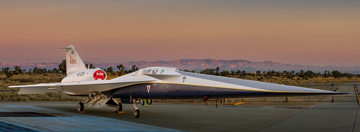 NASA and Lockheed Martin Unveil X-59 Supersonic Aircraft NASA and Lockheed Martin Unveil X-59 Supersonic Aircraft