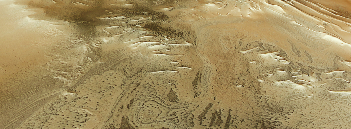 ESA's Mars Express Reveals Spider-like Formations on Mars