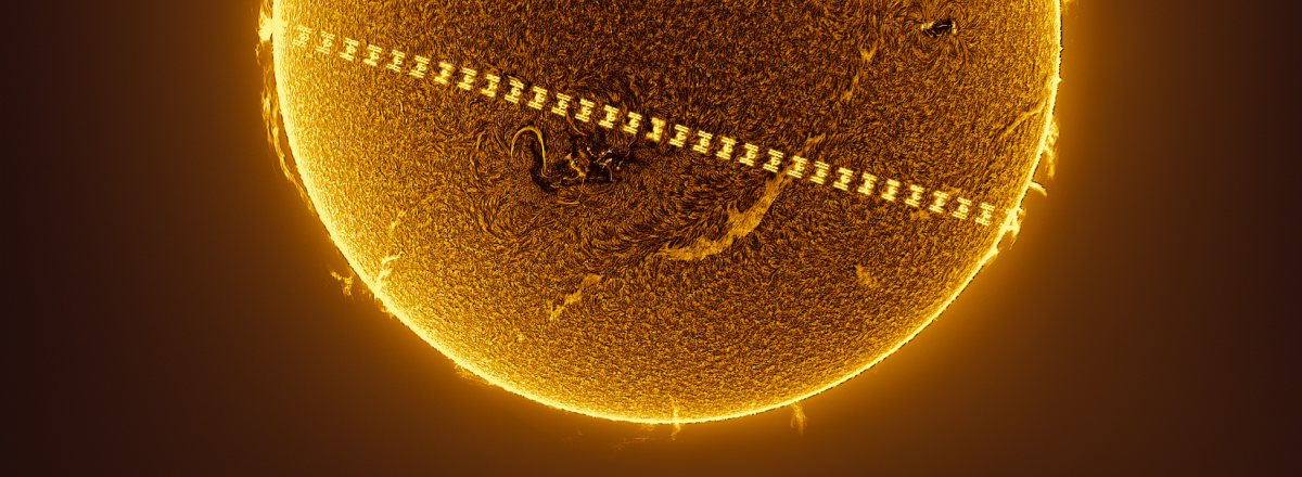 Astrophotographer Captures Stunning Image of ISS Transiting the Sun Astrophotographer Captures Stunning Image of ISS Transiting the Sun