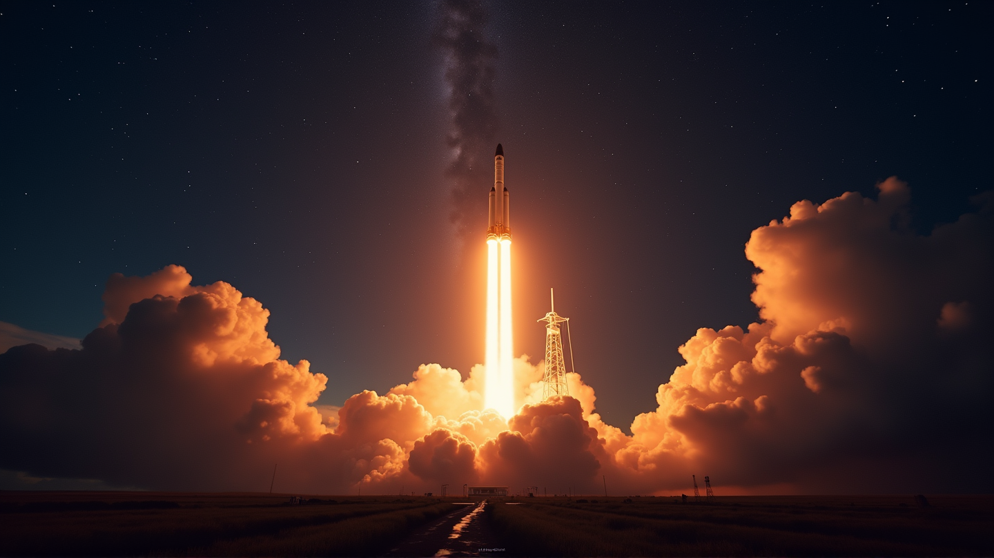 Thrilling SpaceX Falcon 9 Launch Poised to Light Up the Night Sky This ...