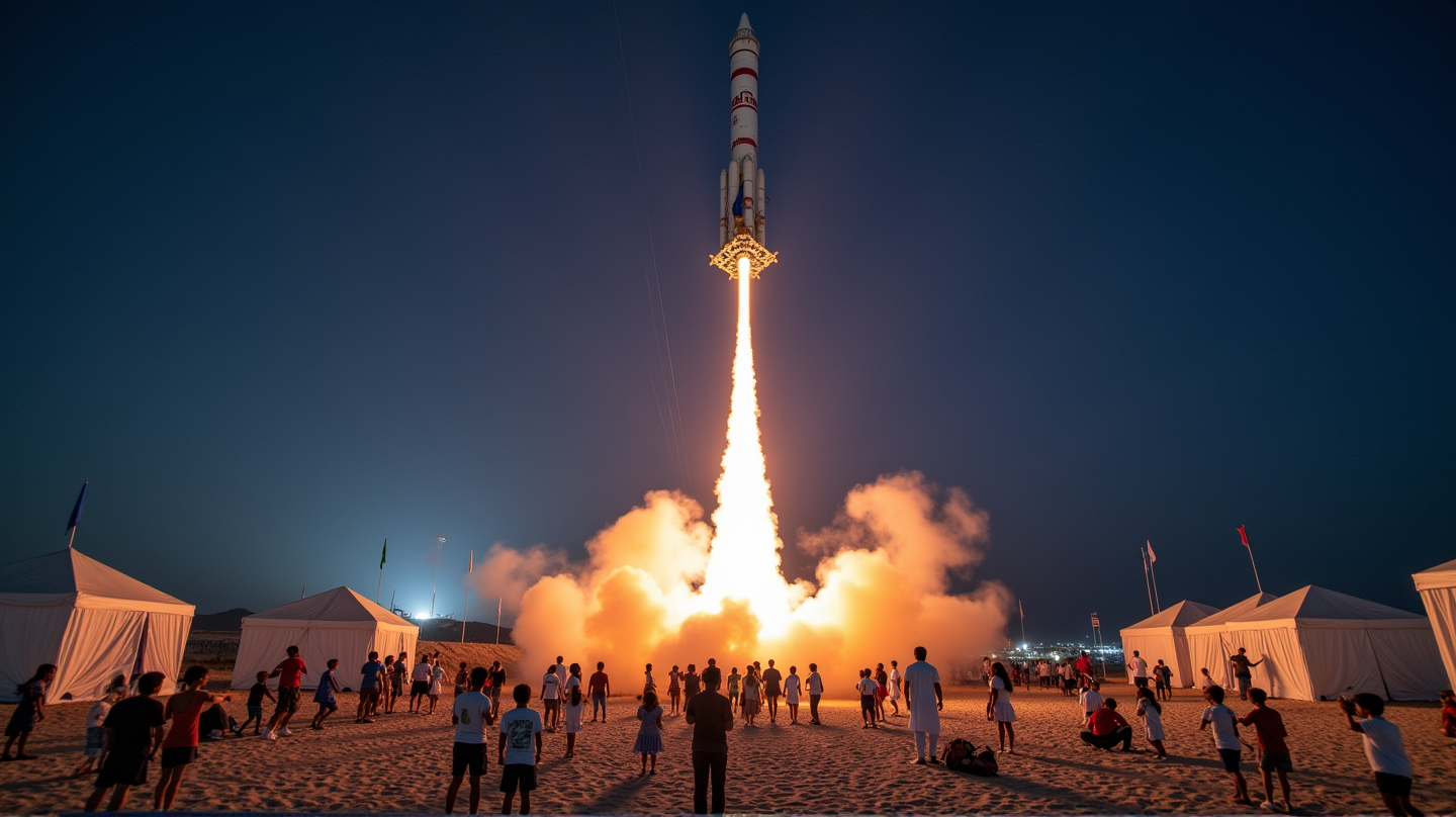 Oman's Ambitious Leap into Space: First Public Launch Viewing
