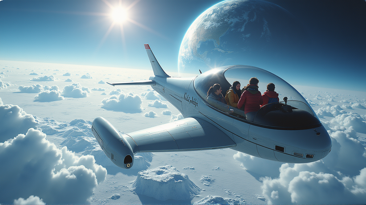 Historic Polar Space Odyssey: Space Tourists Return Home