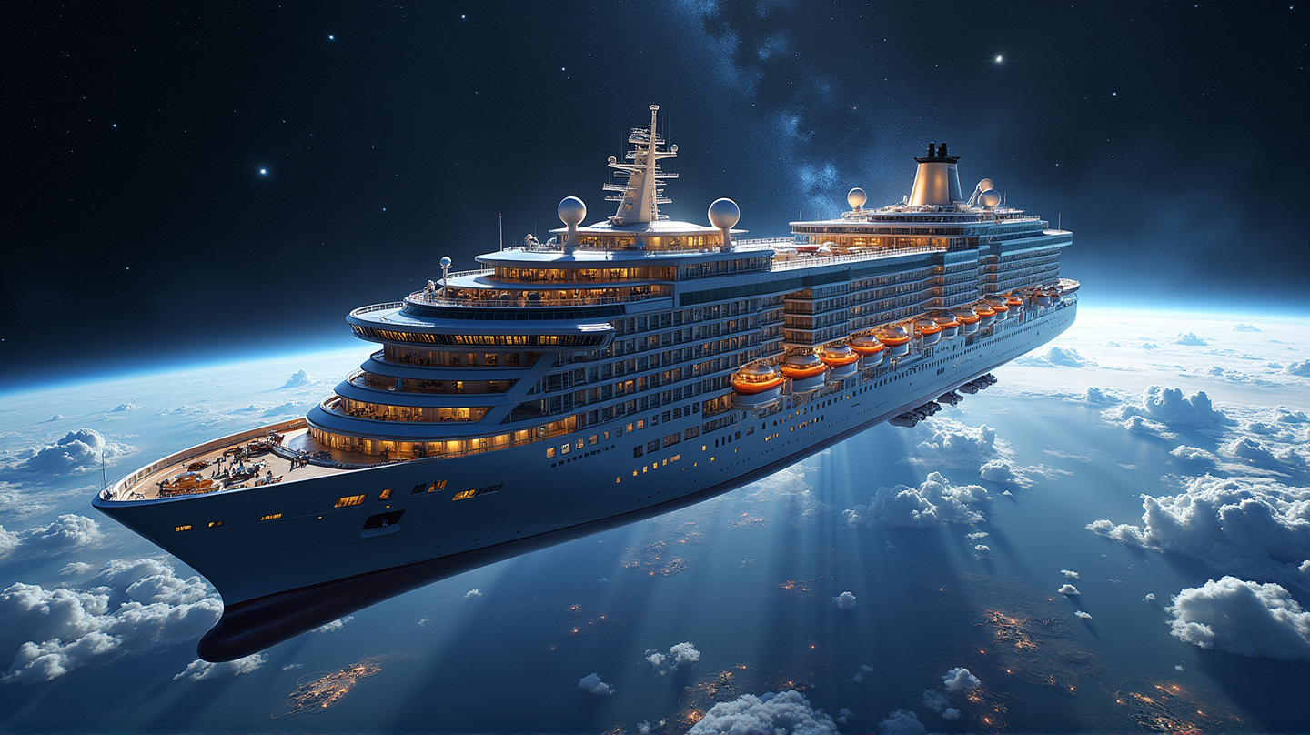 Celestial Explorer: First Cruise Ship Sets Sail in Space