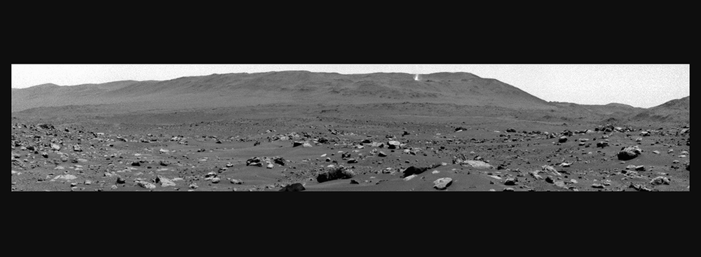 NASA's Perseverance Rover Captures Towering Martian Dust Devil NASA's Perseverance Rover Captures Towering Martian Dust Devil