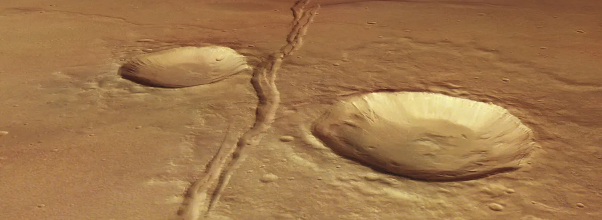 Mars Express Captured an Ancient Martian Lake