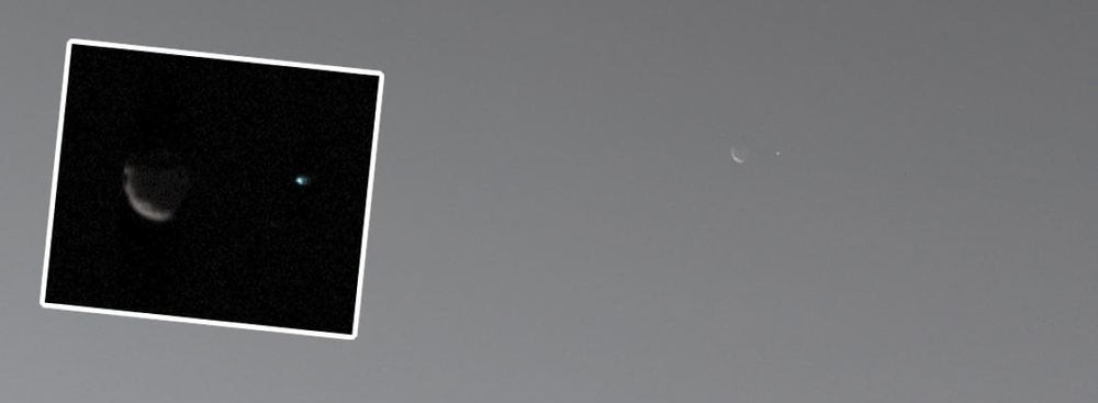 Curiosity Rover Captures an Image of Earth and Mars’ Moon Phobos