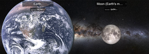 You Can Now Compare the Sizes of Space Objects on a Dedicated Website
